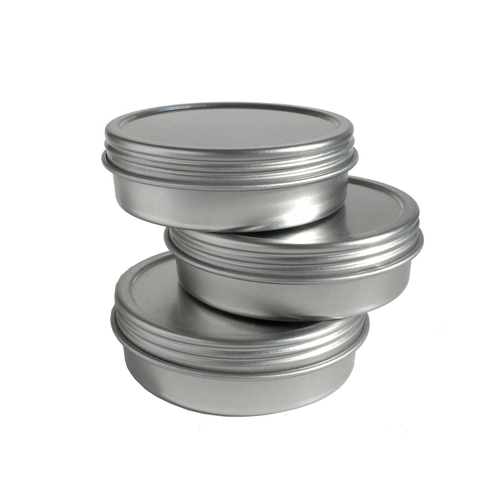 2oz Empty Metal Tin With Lid (3 pack) – Enkaustikos